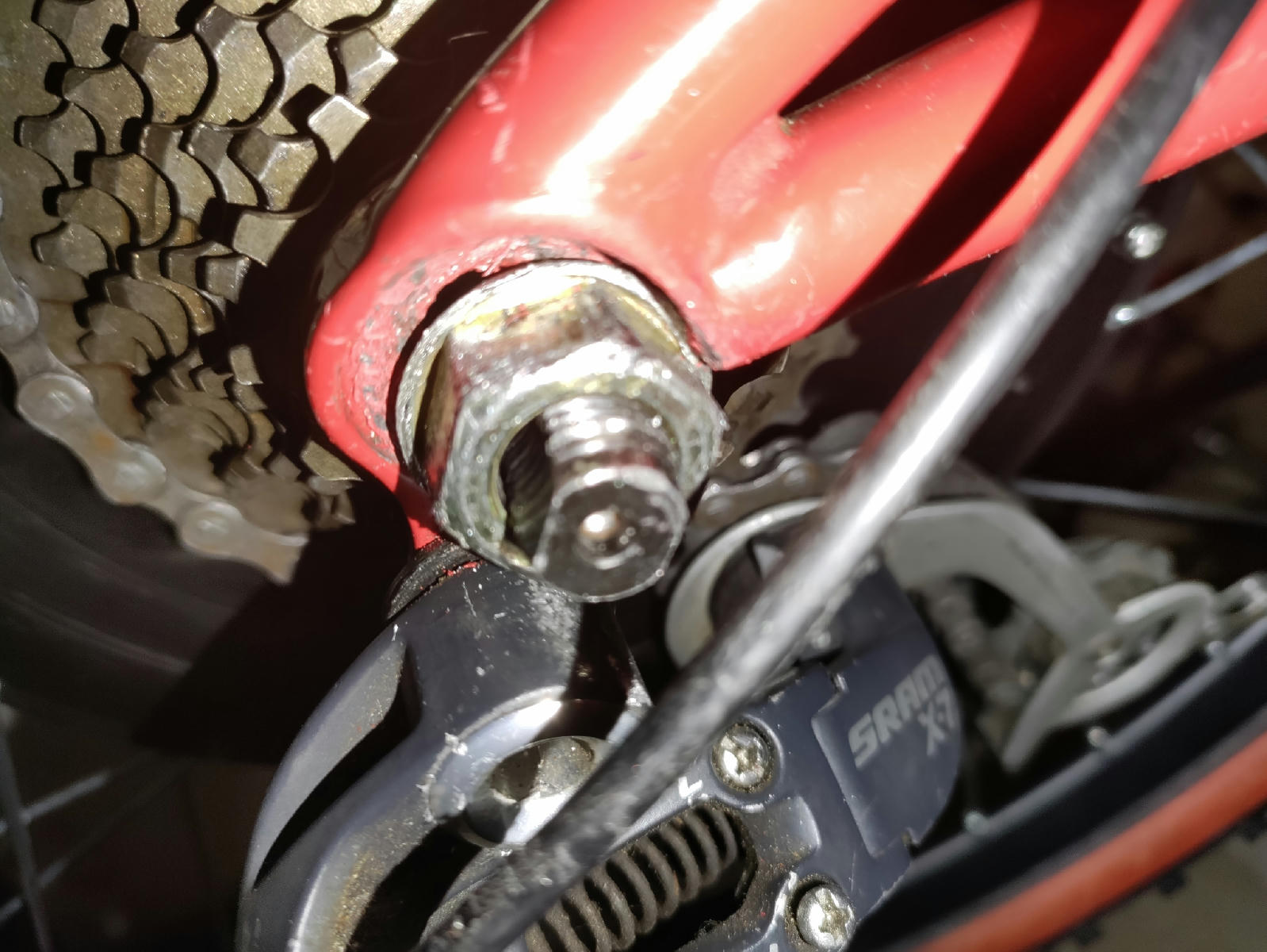 Axle flipped, tips on removing the nut? | Endless Sphere DIY EV Forum
